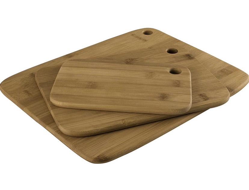 Long Grain Bamboo Board Set, Brown – Easy Bargains