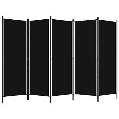 Folding Divider 5 Panel Screen Privacy Partition Stand Dressing Room S ...
